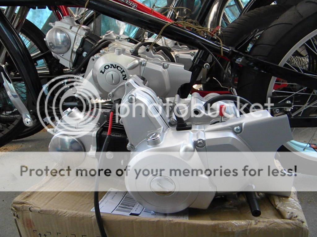 Stretch&Chopper Builds with 4-stroke Pit/Dirtbike 50cc Engines ...